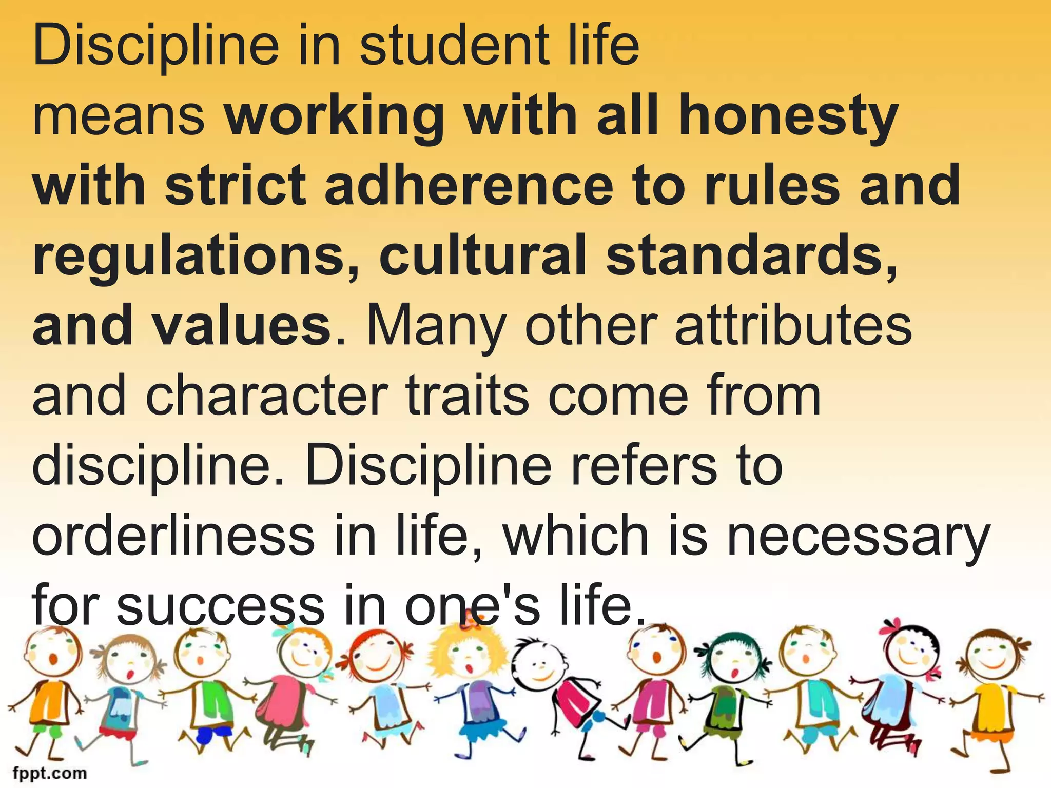 REPORT ON STUDENTS DISCIPLINE.ppt