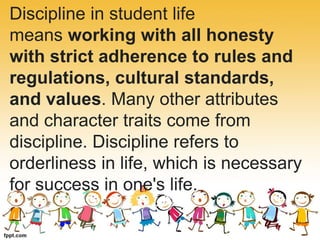REPORT ON STUDENTS DISCIPLINE.ppt