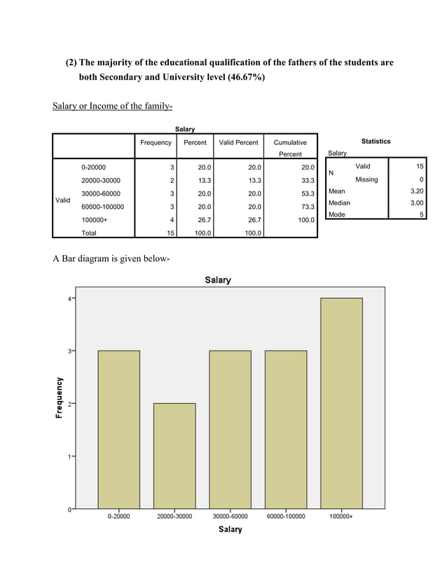 Report on students' socio-economic background | PDF