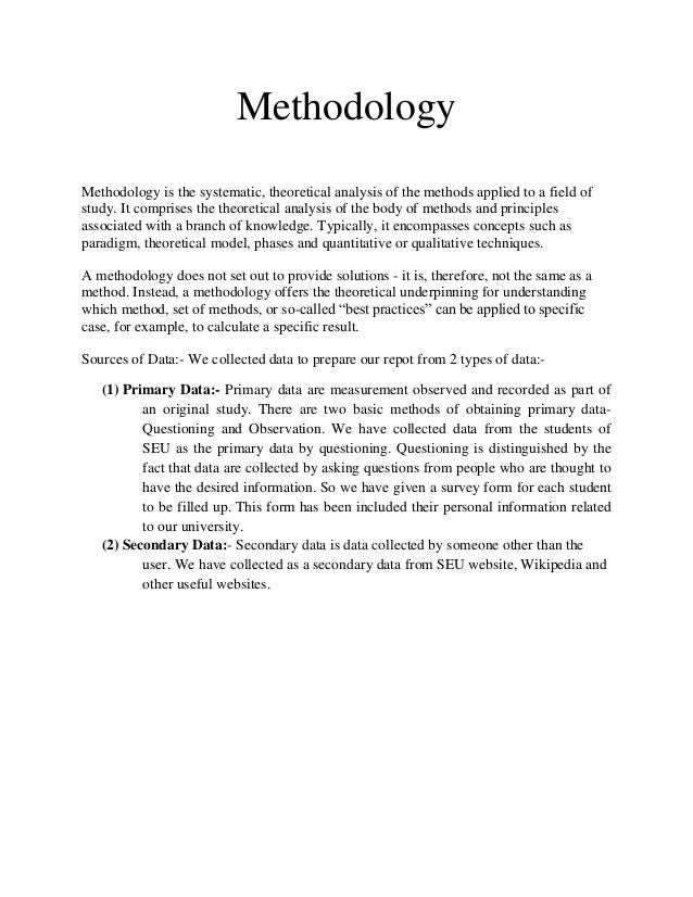 Report on students' socio-economic background