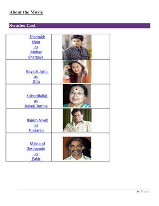 Report on swades of rahul | DOCX