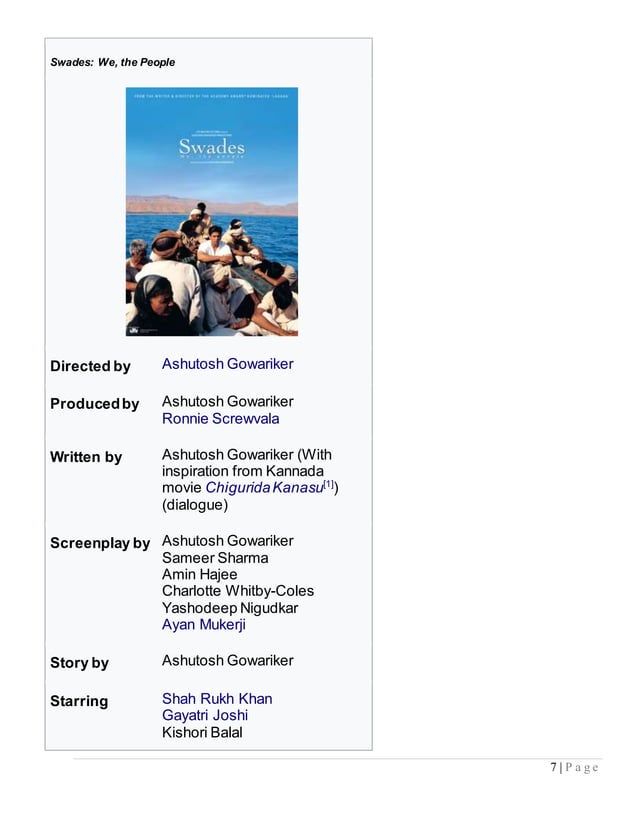 Report on swades of rahul | DOCX