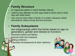 Report on system of family | PPT