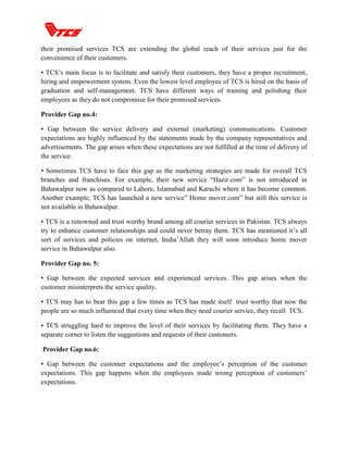 Report on TCS Pakistan/Bahawalpur | PDF