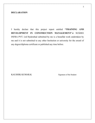 Report on t&d | DOCX