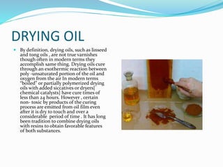 Report on varnish | PPTX