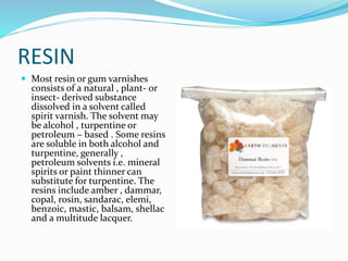 Report on varnish | PPTX