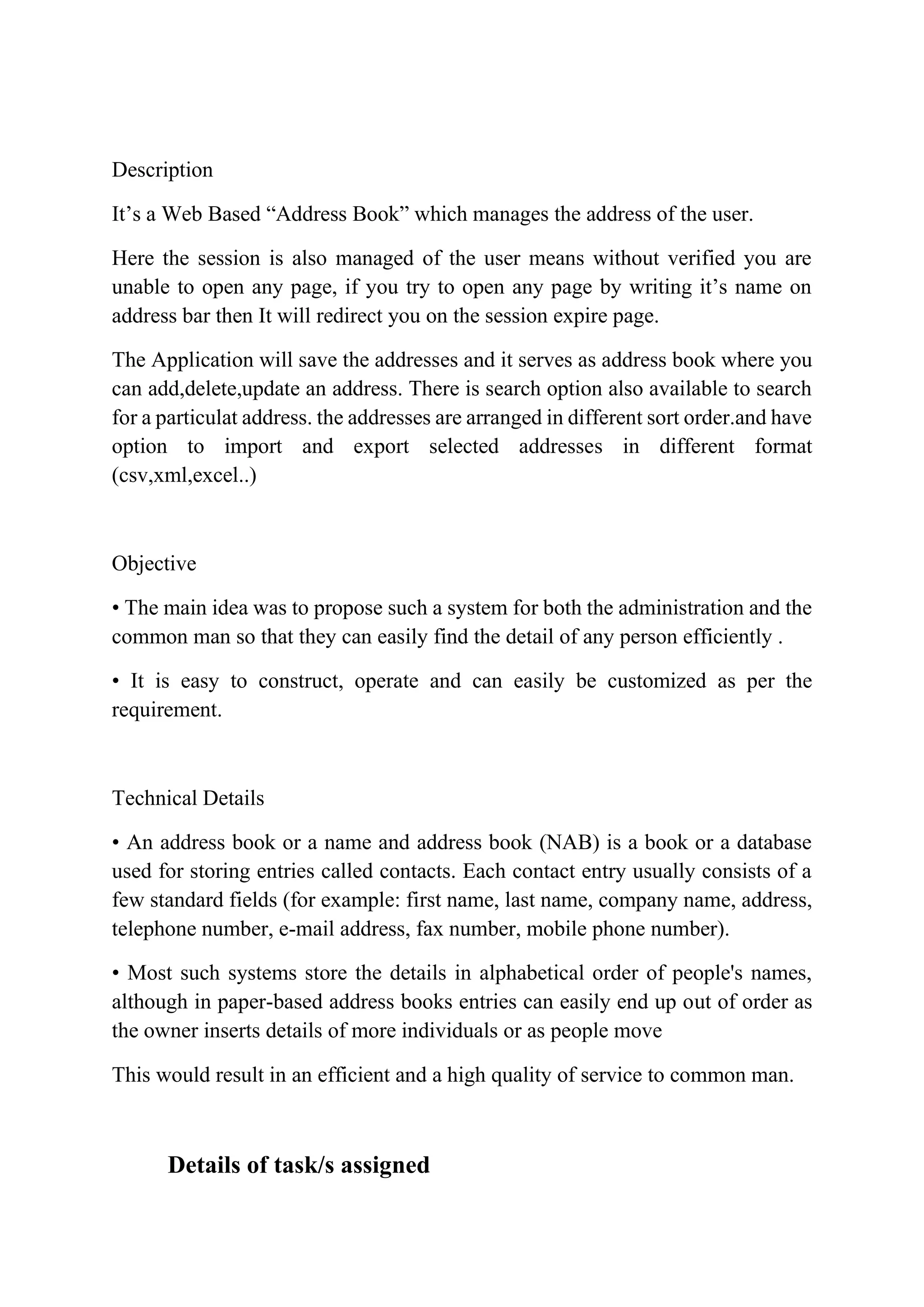 Report on web development | PDF