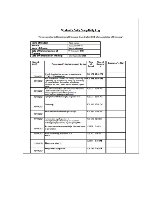 Report on web development | PDF | Web Design and HTML | Internet