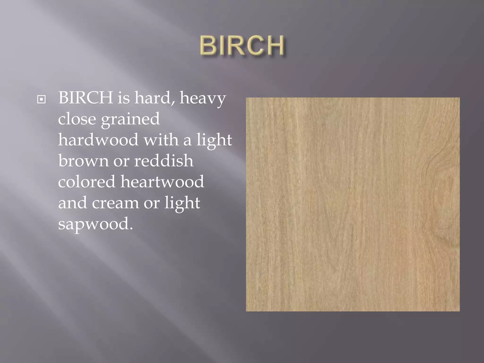 Report on wood and timber | PPTX