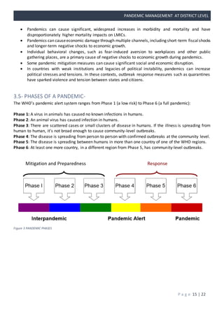 PANDEMIC MANAGEMENT AT DISTRICT LEVEL | DOCX