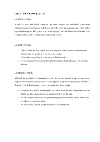 Outpatient management system with smart queue processing and e ...