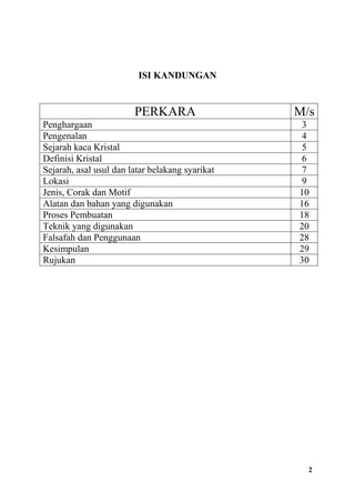 Seni Kristal | PDF