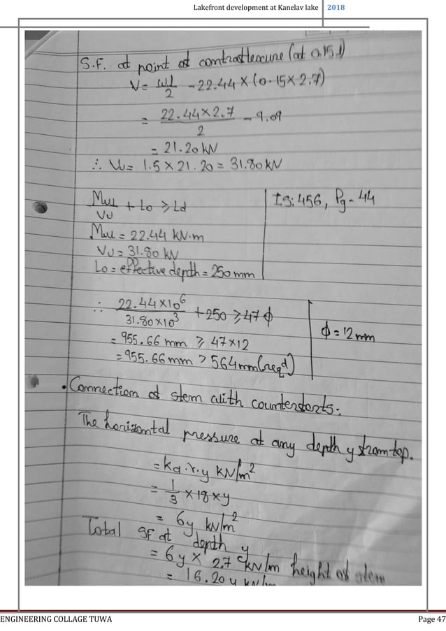 Lakefront development at kanelav lake | PDF | Geography | Science