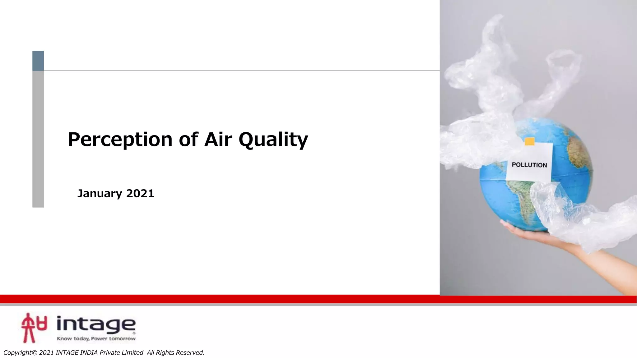 Report perception of air quality in india jan2021 | PPT