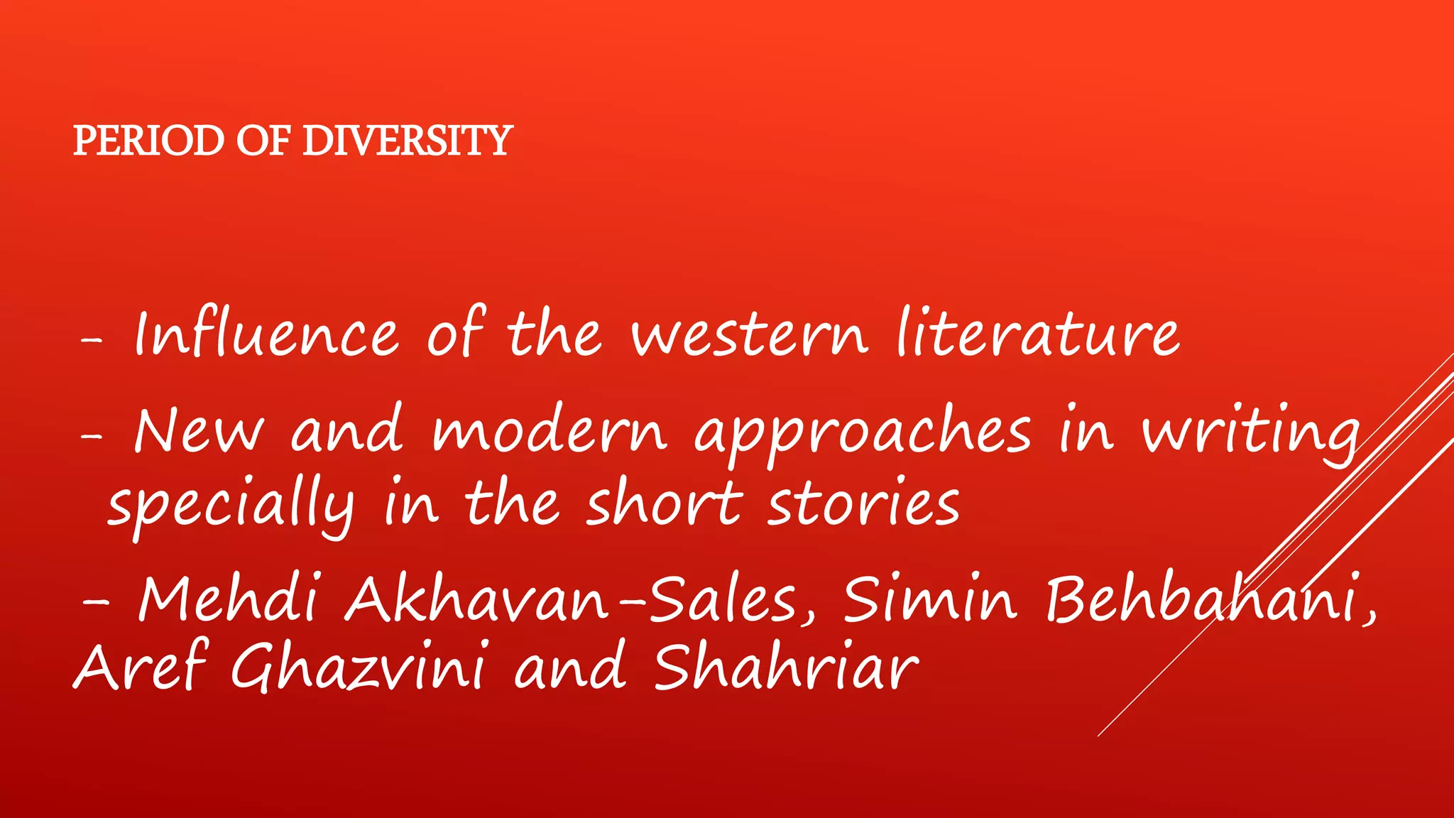 Persian/Iran literature | PPTX