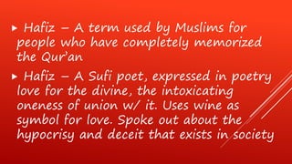 Persian/Iran literature | PPTX