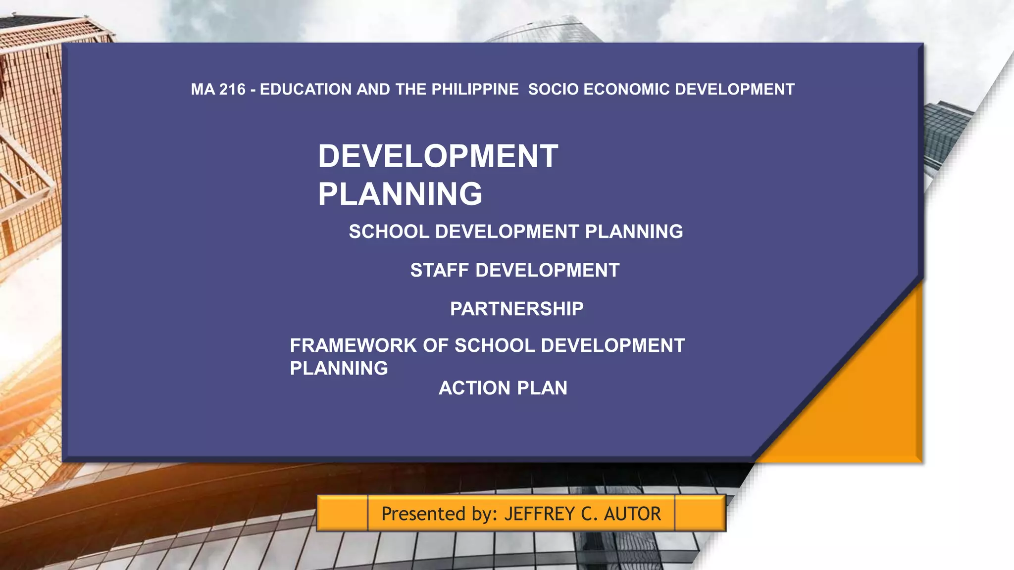 School Development Plan | PPTX