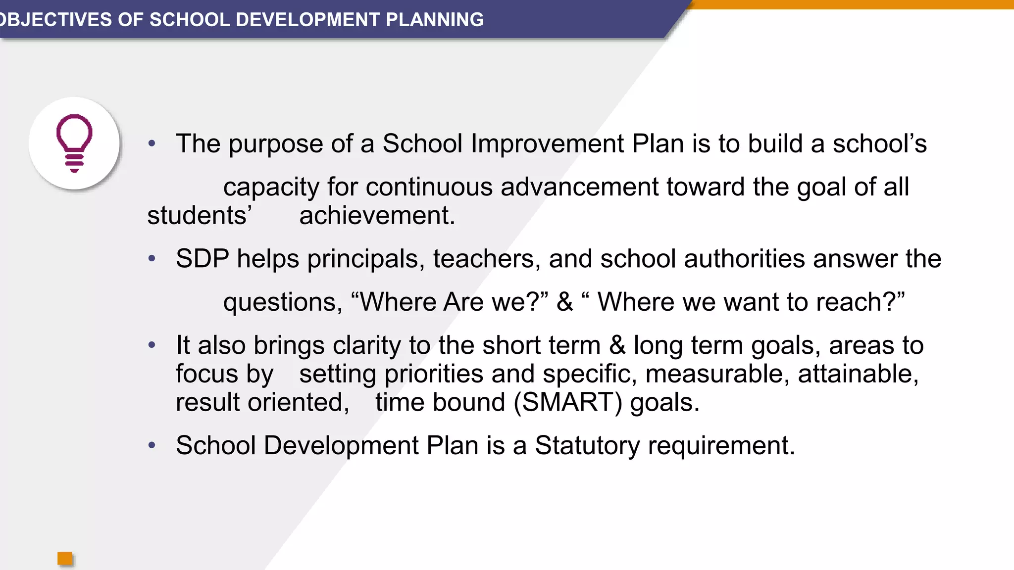 School Development Plan | PPTX