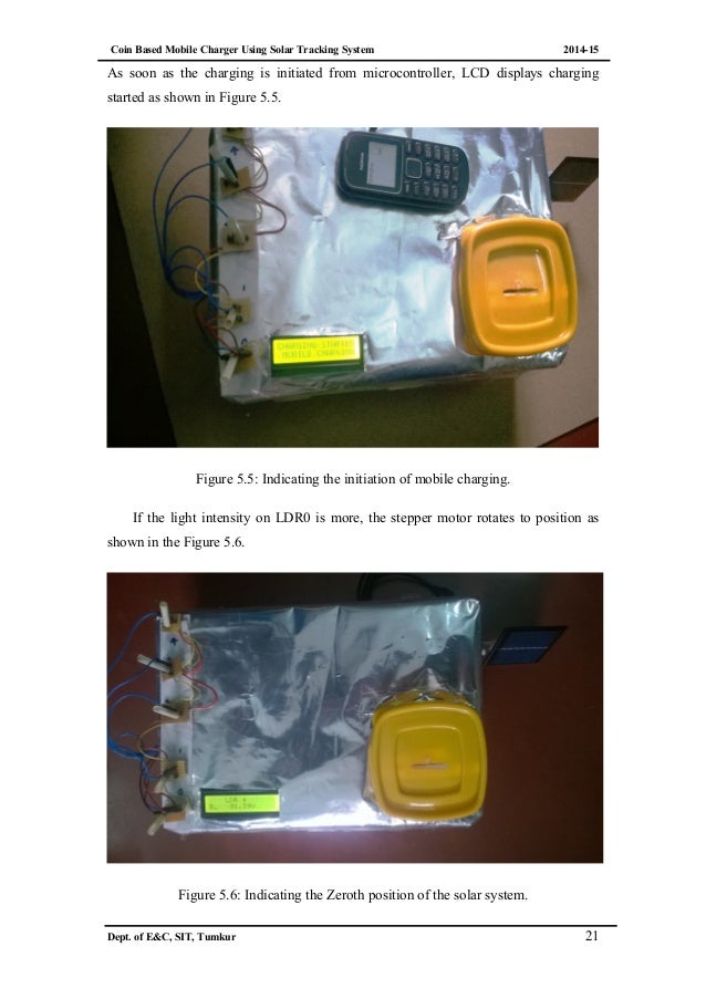 Coin based mobile charging using solar tracking system Coin based mobile charging using solar tracking system