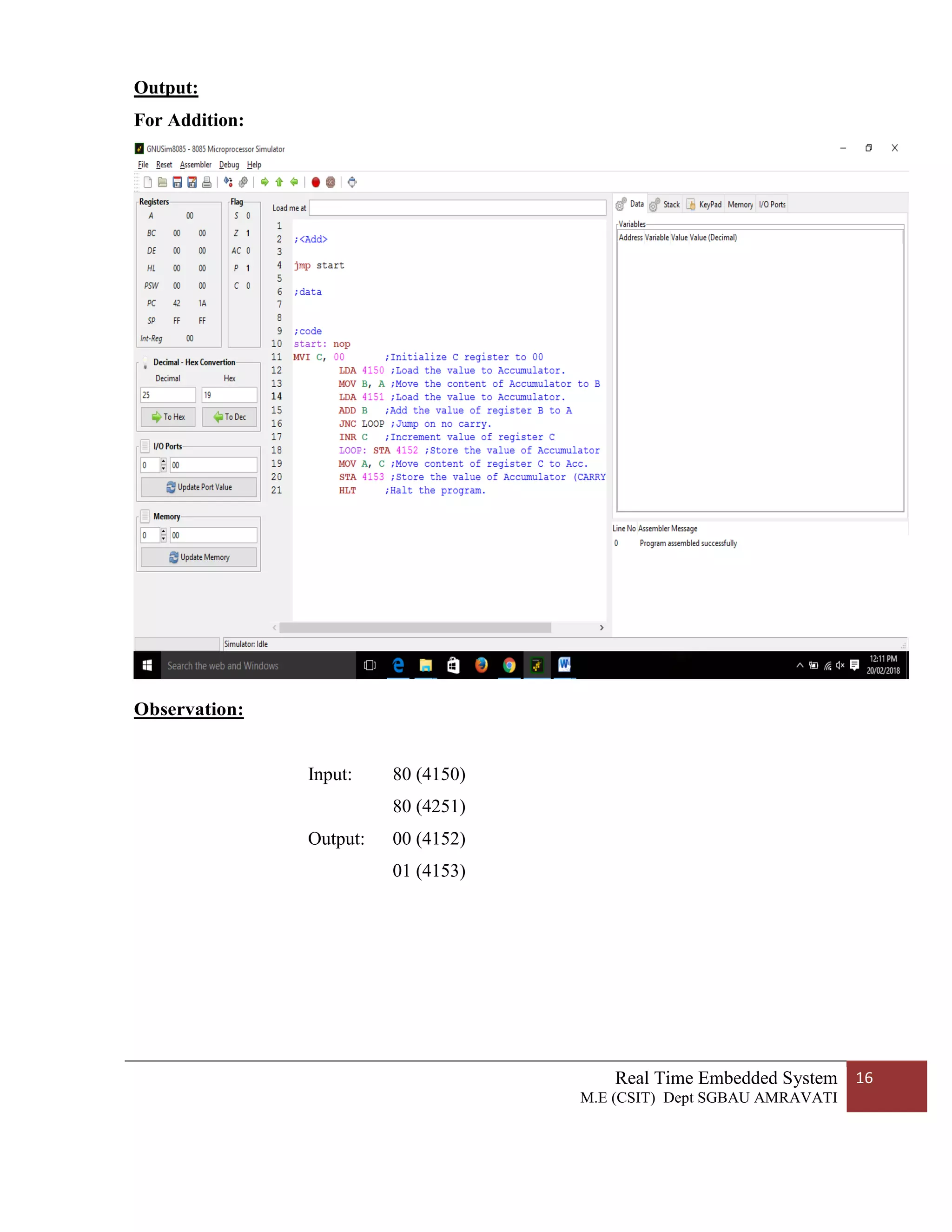 Real Time Embedded System | PDF