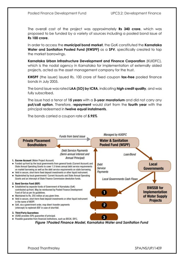 Pooled Finance Development Fund | PDF | Civil Engineering Industry ...