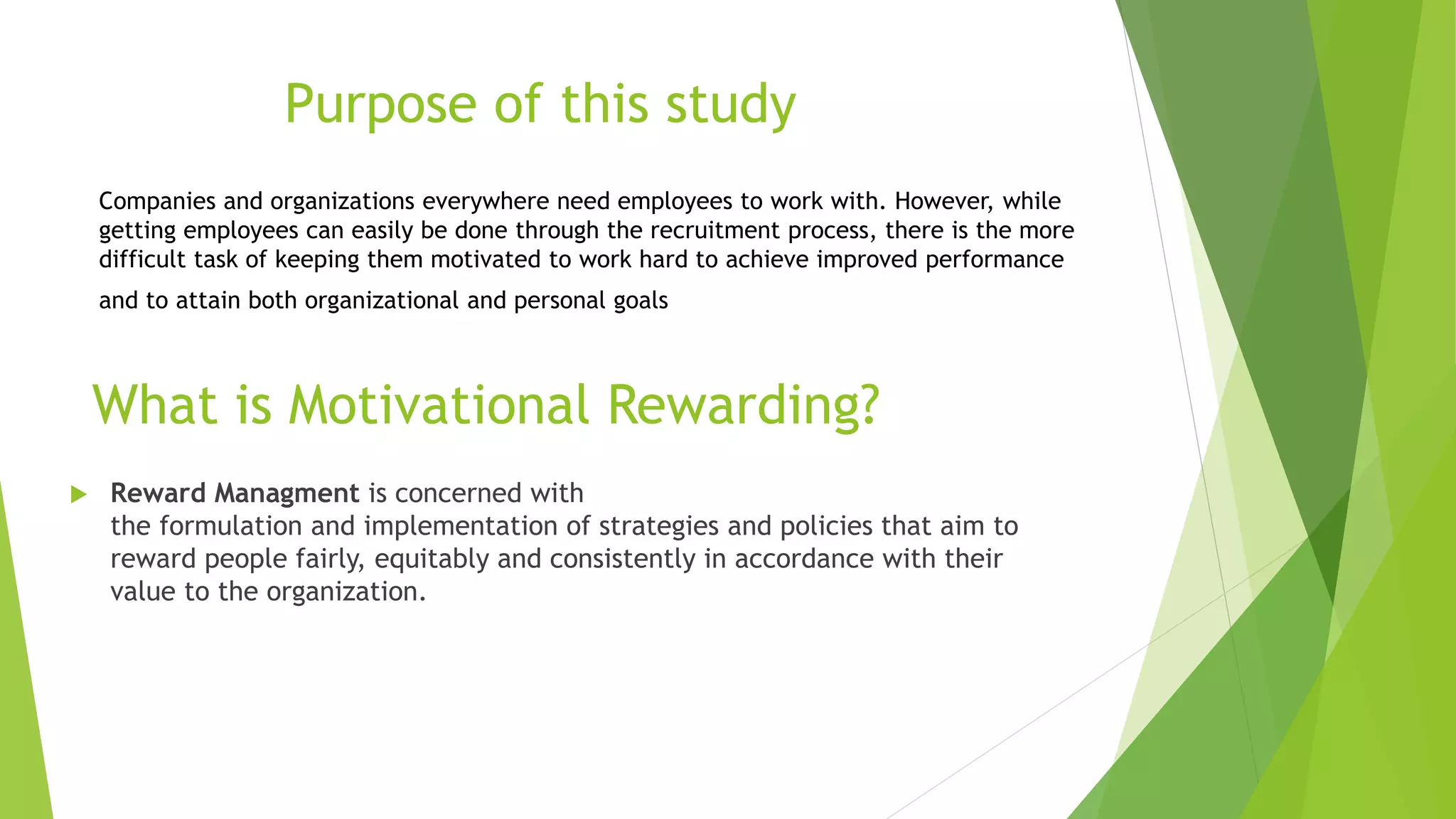 Motivational Rewarding | PPTX