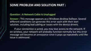 Network Troubleshooting | PPTX