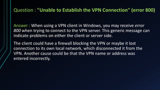 Network Troubleshooting | PPTX