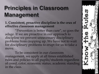Report principles in teaching | PPT