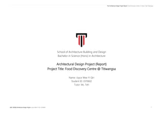Architecture Design Project Report | PDF