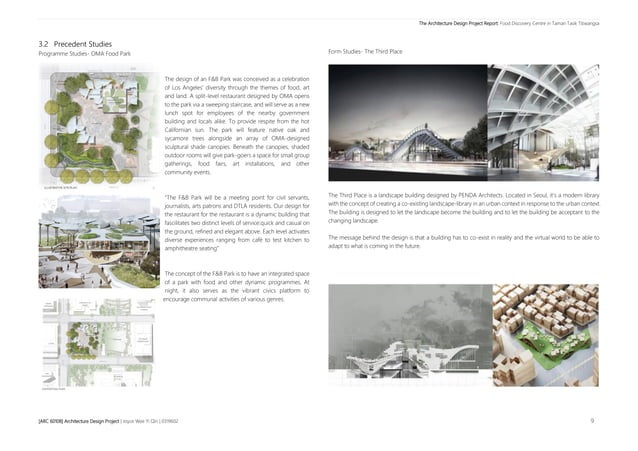 Architecture Design Project Report | PDF