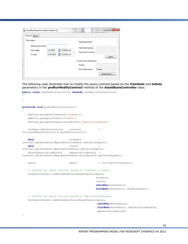 Report programming model for microsoft dynamics ax 2012 | PDF | Databases | Computer Software ...