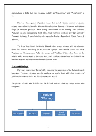 Parryware - Brand Management | DOCX