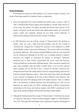 Parryware - Brand Management | DOCX
