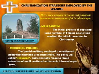 RELIGIOUS RESULTS DURING SPANISH PERIOD... | PPT