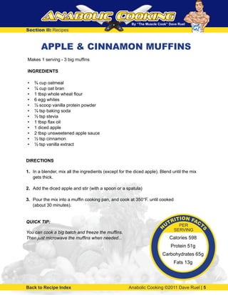 10 Muscle Building Recipes | PDF