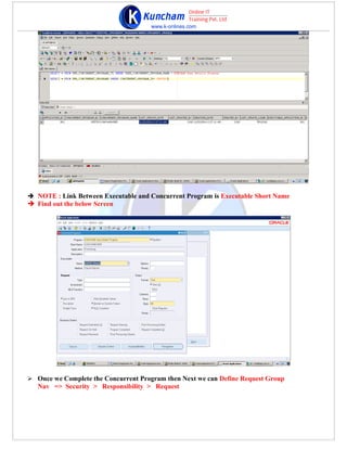 Report Registration Steps with effected tables in ORACLE Applications ...