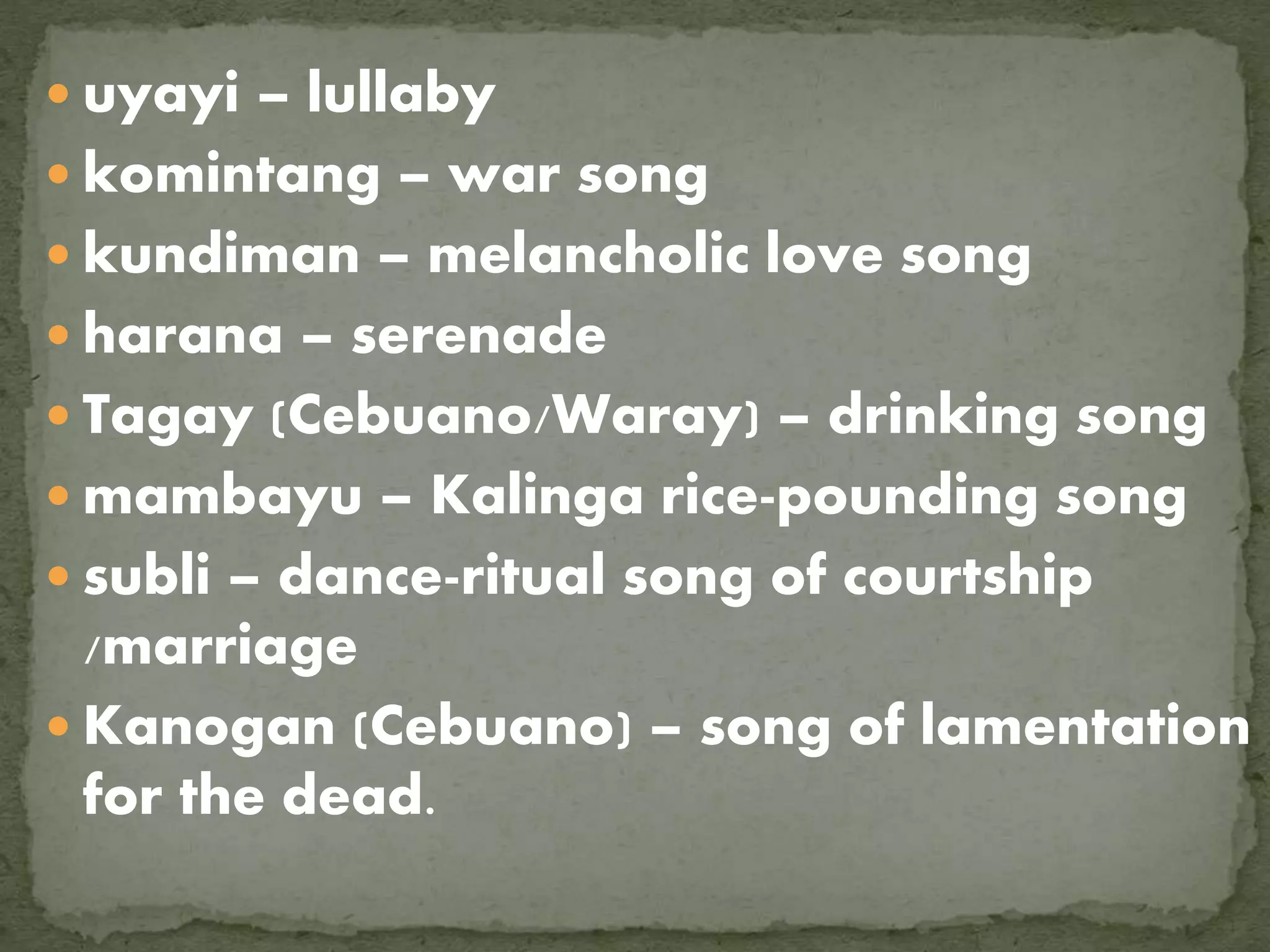 Literary History of the Philippines (Pre-Colonialism Period) | PPTX