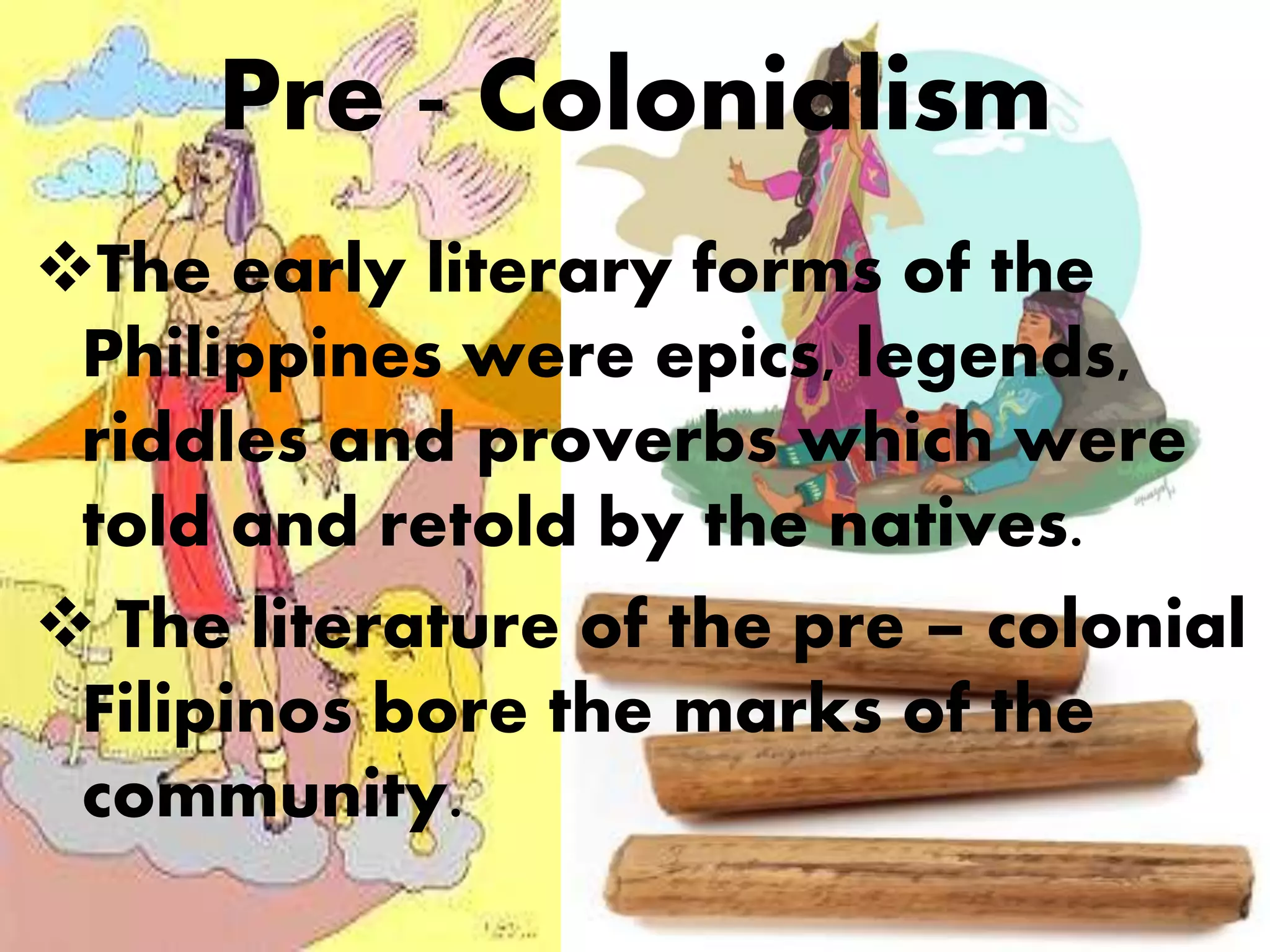 Literary History of the Philippines (Pre-Colonialism Period) | PPTX