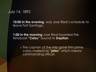 Rizal's Life in Dapitan | PPTX