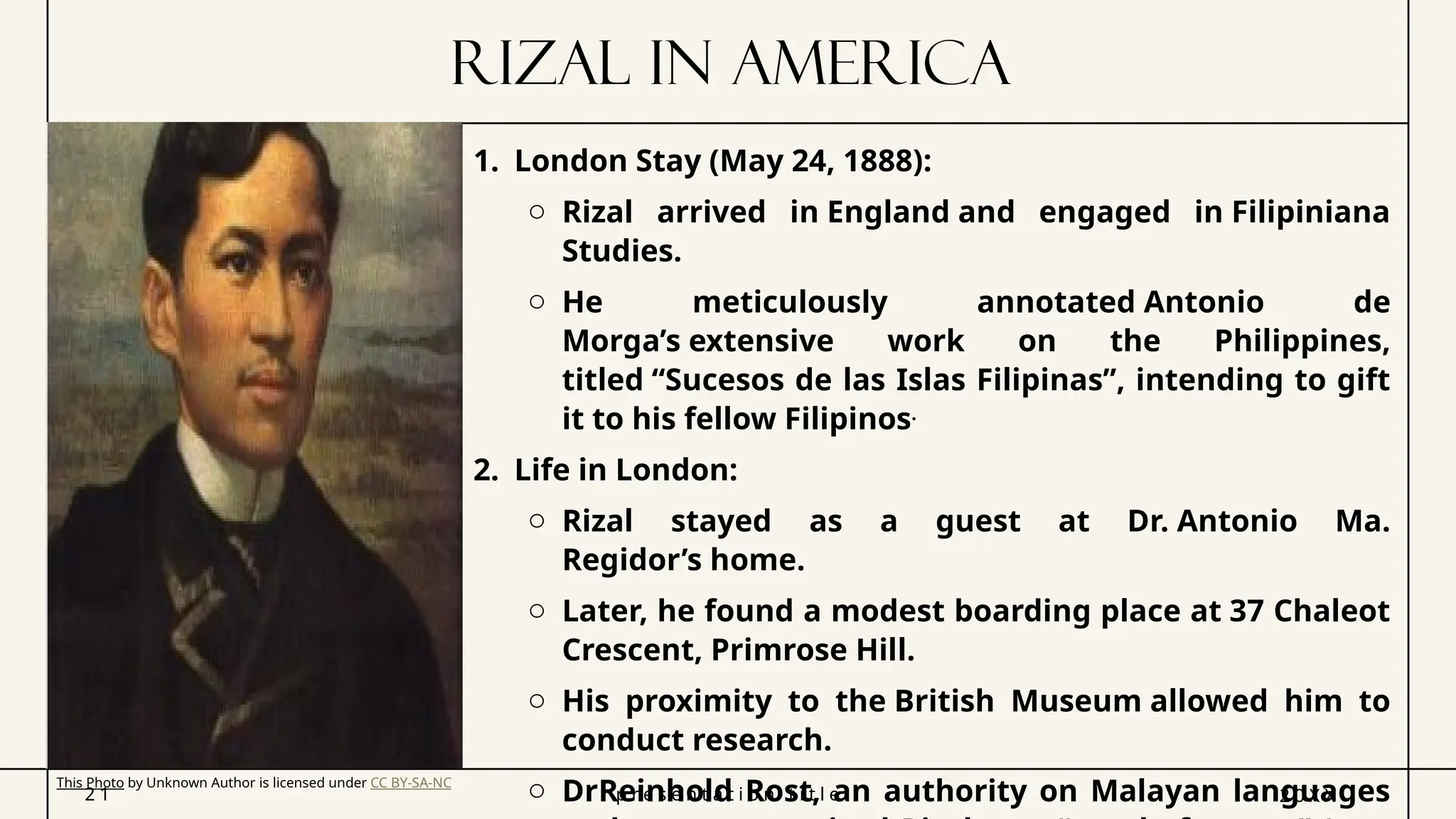 Dr. Jose Rizal Travel in Hong Kong, Japan, and America | PPTX