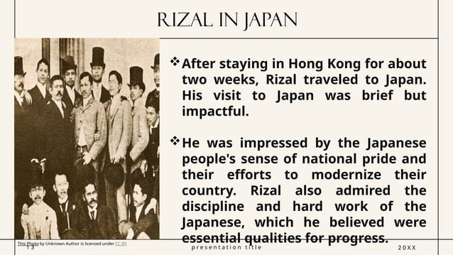 Dr. Jose Rizal Travel in Hong Kong, Japan, and America | PPT