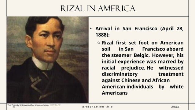 Dr. Jose Rizal Travel in Hong Kong, Japan, and America | PPTX
