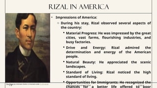 Dr. Jose Rizal Travel in Hong Kong, Japan, and America | PPTX