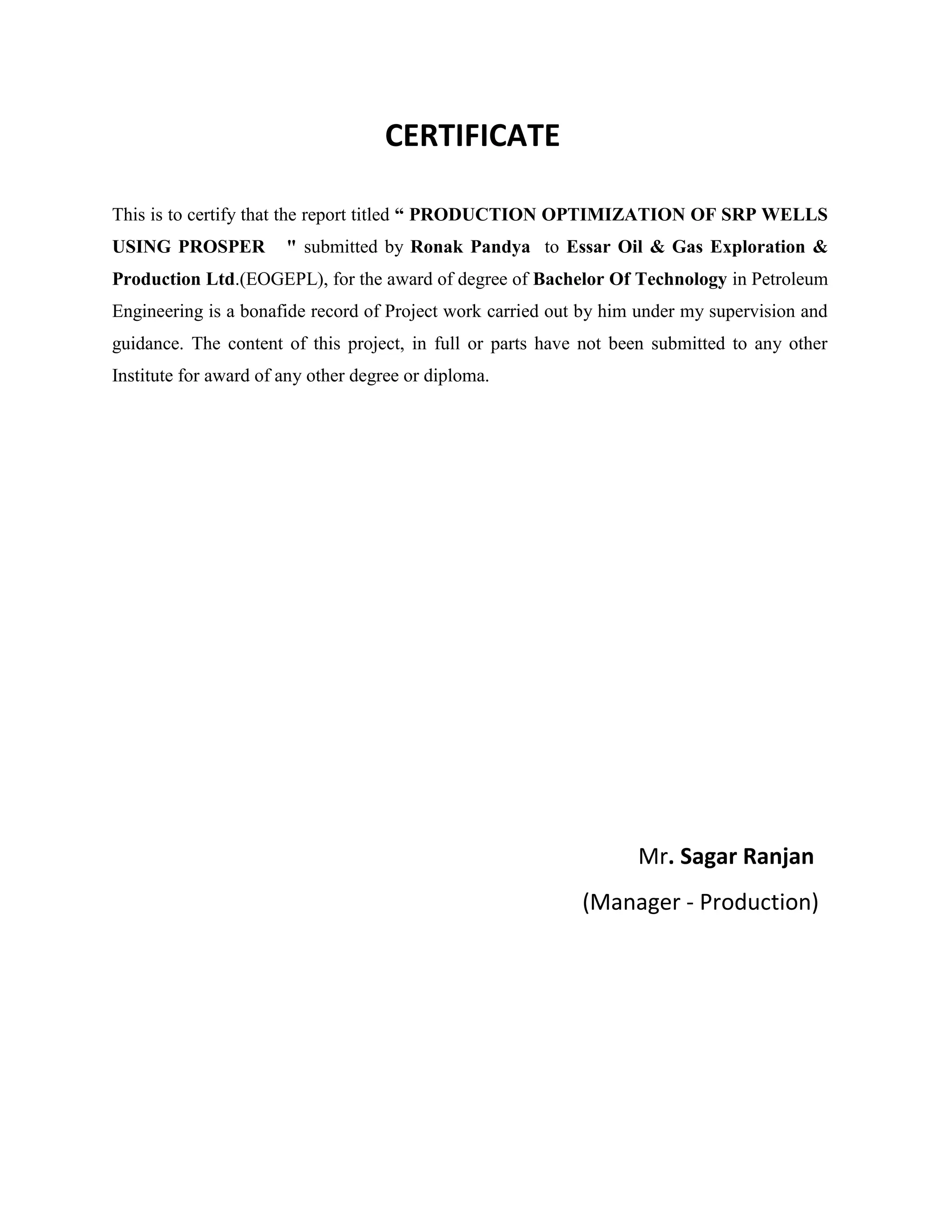 Production Optimization of SRP wells using PROSPER software | PDF