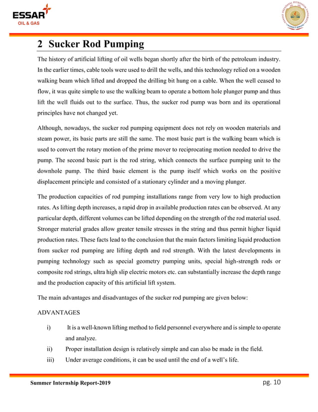 Production Optimization of SRP wells using PROSPER software | PDF ...