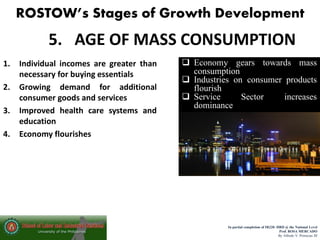Report Rostow development theory | PPT
