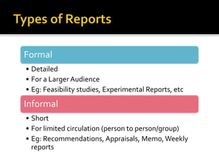 Report Writing | PPT
