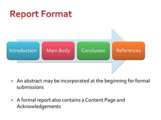 Report Writing | PPT